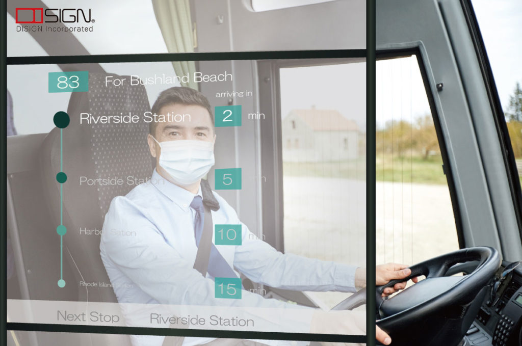 【Bus Driver’s Seat Protection Monitor】To Reduce the Risk of Contact ...